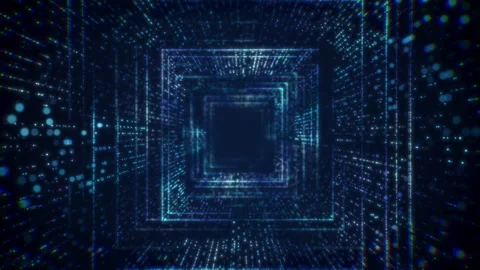Abstract technology background with grid... | Stock Video | Pond5