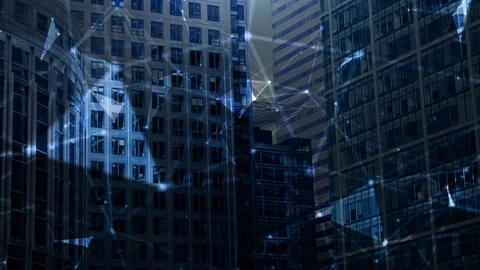 Abstract technology plexus background | Stock Video | Pond5