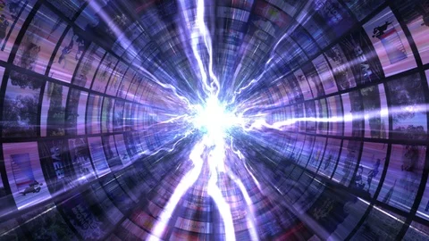 Abstract Technology Universe Animation, ... | Stock Video | Pond5