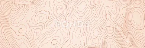 Abstract topographic map background with height lines: Royalty Free ...