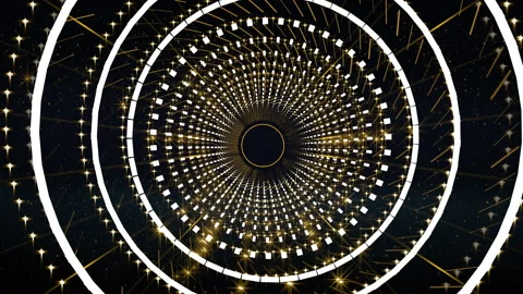 Abstract tunnel Background in Loop, stag... | Stock Video | Pond5