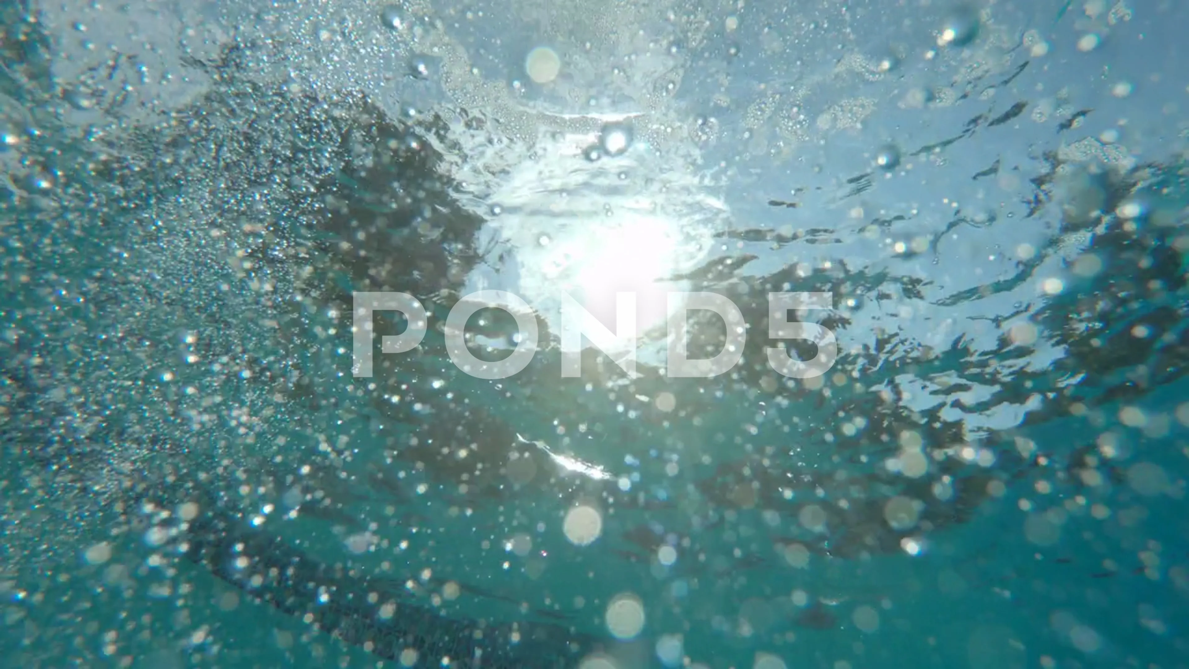 Underwater Pool Bubbles