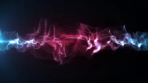 Abstract Wave Energy Background Loop | Stock Video | Pond5