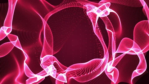 Abstract wave line animation background | Stock Video | Pond5