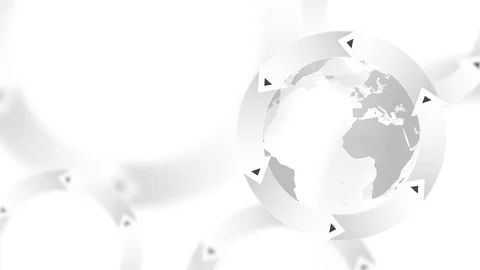 abstract white arrows loop animation | Stock Video | Pond5