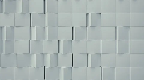 Abstract White Cube Turn, 3d Animation 4... | Stock Video | Pond5