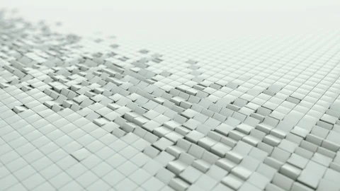 Abstract White Cube Turn, 3d Animation 4... | Stock Video | Pond5
