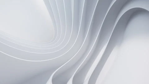 Abstract white curve geometry background... | Stock Video | Pond5