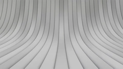 Abstract white flowing lines 3d render a... | Stock Video | Pond5