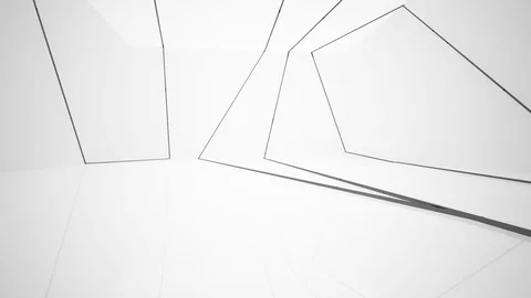 Abstract white interior highlights futur... | Stock Video | Pond5