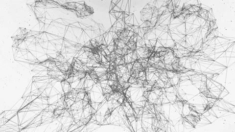 Abstract White Plexus Background 4K | Stock Video | Pond5