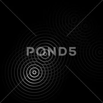 Abstract white spin light effect on black background ~ Clip Art #90976799