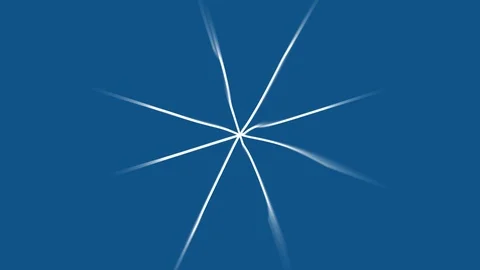 Abstract White Star Rotating Blue Backgr... | Stock Video | Pond5