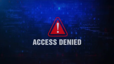 Access Denied Stock Footage ~ Royalty Free Stock Videos | Pond5