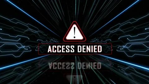 ACCESS DENIED Interface Text Animation i... | Stock Video | Pond5