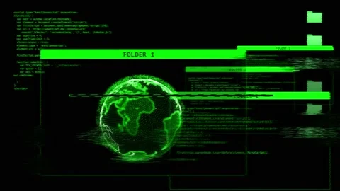 Access granted green message on screen s... | Stock Video | Pond5