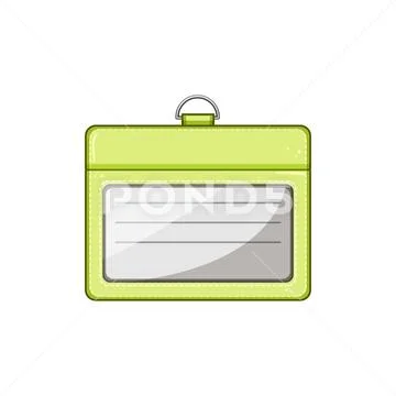 Access id card cartoon vector illustration Illustration #249599208