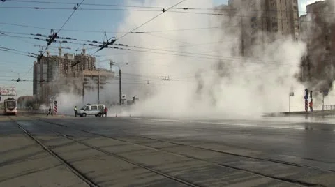 The accident, spill the hot water in the... | Stock Video | Pond5