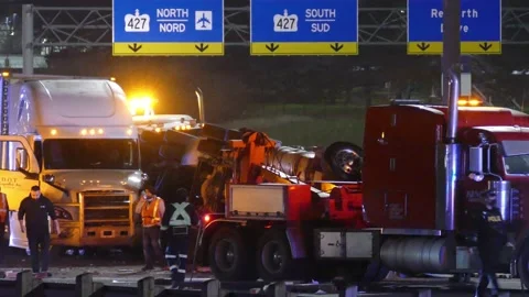 Tow Truck Night Stock Footage ~ Royalty Free Stock Videos | Pond5