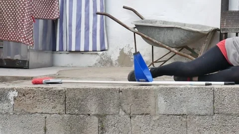 accidents while cleaning domestic house ... | Stock Video | Pond5