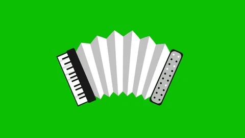 Accordion motion graphics green screen a... | Stock Video | Pond5