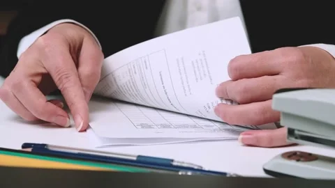 Accountant Invoices Stock Videos – Royalty-Free HD & 4K Videos | Pond5