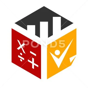 Accounting tax expert logo Icon Illustration Brand Identity ~ Clip Art ...