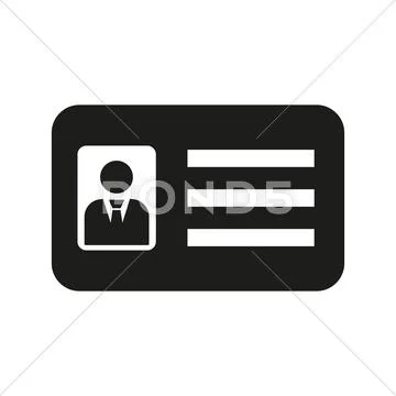 The accreditation icon. Admission and badge, identification, pass ...