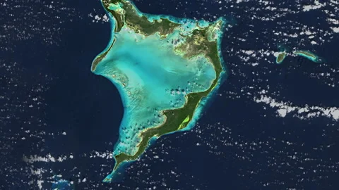 Acklins Island in the North Atlantic Oce... | Stock Video | Pond5