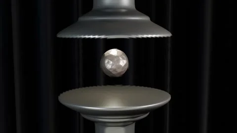 Acoustic levitation technology. 3d anima... | Stock Video | Pond5