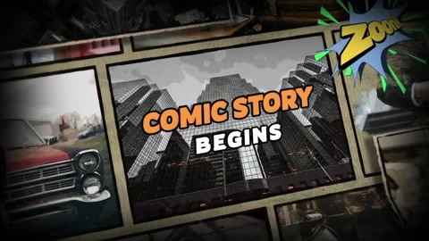 Action Comic ~ After Effects Template #291309021 | Pond5