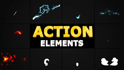 Action Elements Pack ~ After Effects Template #108534714
