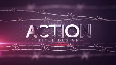 Action Title Design ~ After Effects Project #70352345