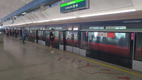 Singapore Mrt Stock Footage ~ Royalty Free Stock Videos | Pond5