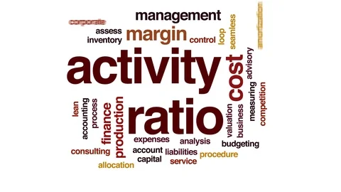 Activity ratio animated word cloud. Kine... | Stock Video | Pond5