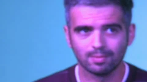 actor and tv studio green screen mixing ... | Stock Video | Pond5