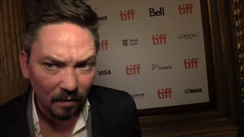 Actor James Jordan attending 43rd TIFF -... | Stock Video | Pond5