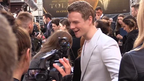 Actor Patrick Gibson Attends Tolkien M Stock Video Pond5