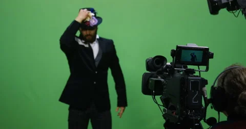 Actor performing an intense scene | Stock Video | Pond5