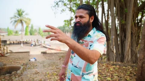 Actor portraying a role acting out scene... | Stock Video | Pond5