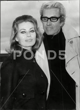 Actor Rik Van Nutter With Wife Actress Anita Ekberg Rik Van Nutter (may ...