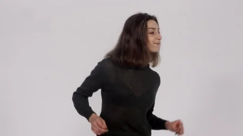 Actress dancing in the studio | Stock Video | Pond5