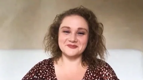 Actress Danielle Macdonald is interviewe... | Stock Video | Pond5