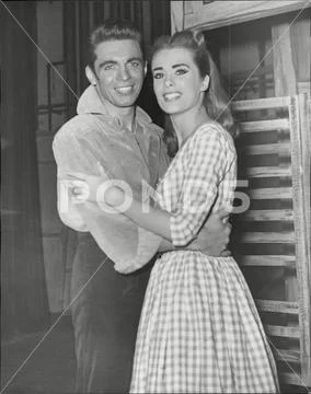 Actress Sally Ann Howes With Actor Ken Cantril At Her Majesty's Theatre ...