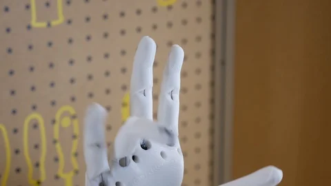 Ada Robotic Hand from Open Bionics, a fu... | Stock Video | Pond5