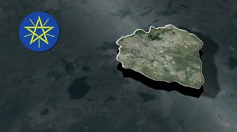 Addis Ababa with Coat Of Arms Animation ... | Stock Video | Pond5