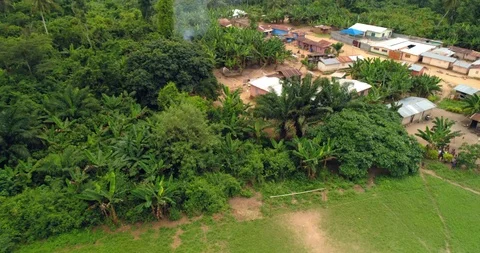 adeiso cocoa village up reveal, Ghana, A... | Stock Video | Pond5