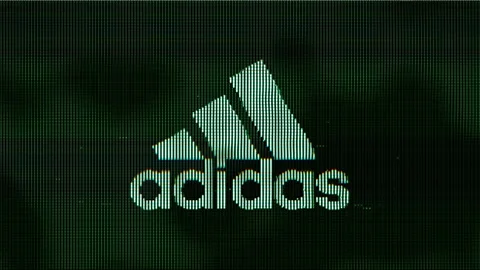Adidas Logo Pixel Screen Animation. Futu... | Stock Video | Pond5