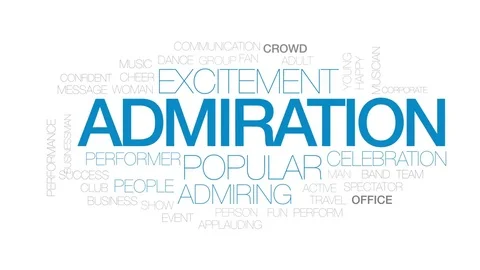 Admiration animated word cloud, text des... | Stock Video | Pond5