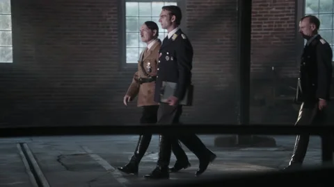 Adolf Hitler and officers inside, World ... | Stock Video | Pond5